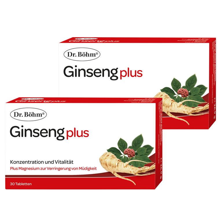 Dr. Böhm® Ginseng plus Tabletten 2x30 St - Shop Apotheke