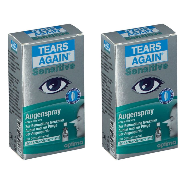 TEARS AGAIN® Sensitive Augenspray 2x10 ml - Shop Apotheke