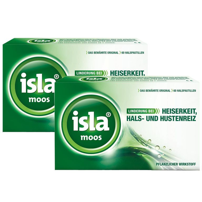 isla® moos Pastillen 2x60 St - Shop Apotheke