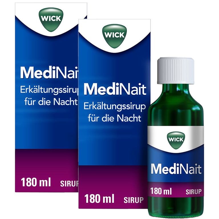 WICK MediNait Erkältungssirup für die Nacht 2x180 ml - Shop Apotheke