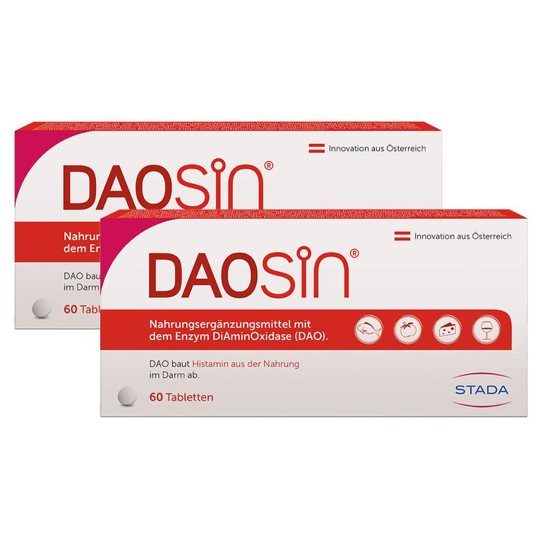 DAOSiN® Tabletten DAO unterstützt den Abbau von Histamin aus der ...