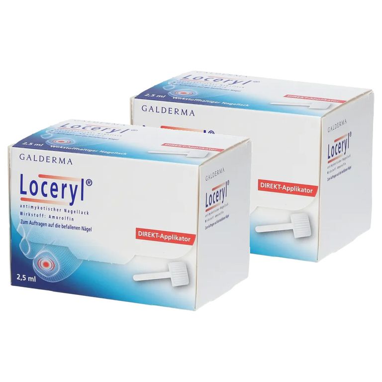 Loceryl® antimykotischer Nagellack 2x2,5 ml - Shop Apotheke