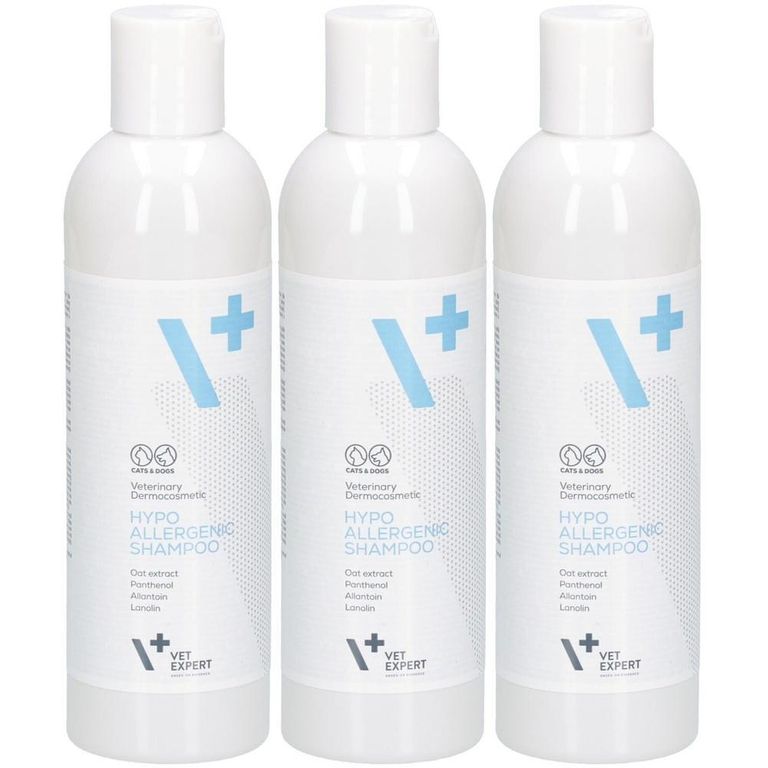 VETEXPERT Hypoallergenic Shampoo 3x250 ml - Shop Apotheke