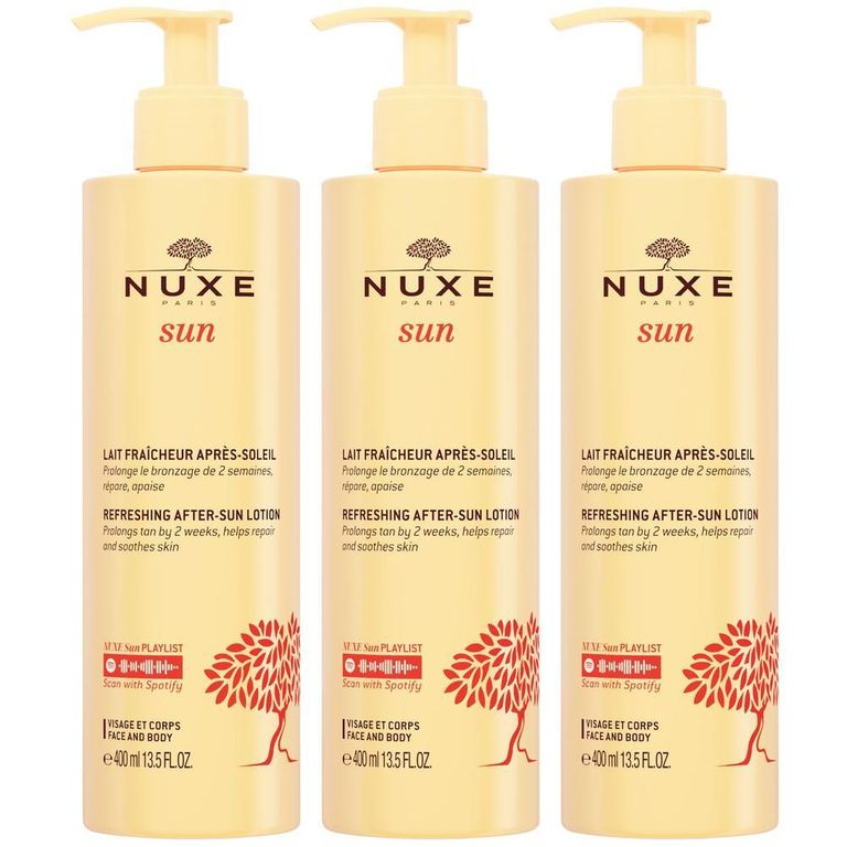 NUXE® Sun After-Sun-Milch für Gesicht & Körper 3x400 ml - Shop Apotheke