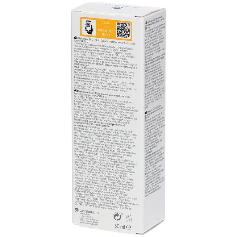 HELIOCARE® 360° Fluid Cream SPF 50+ 50 ml - Shop Apotheke