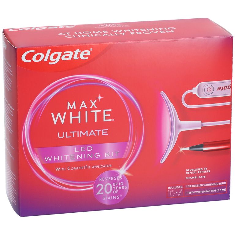 Colgate® Max White Ultimate LED-Whitening-Kit mit KomfortFit-Adapter 1 ...