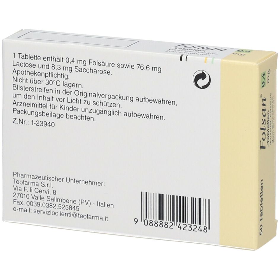 Folsan® 0,4 mg 50 St - shop-apotheke.at
