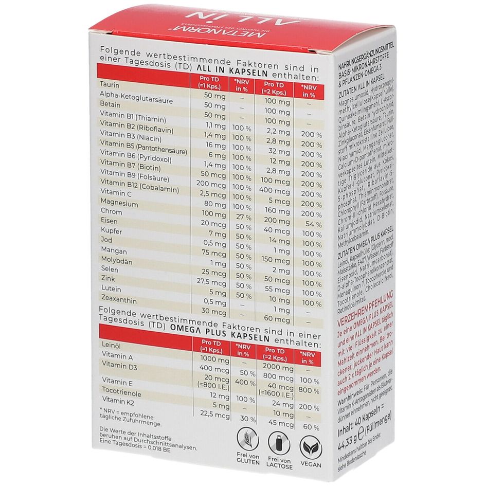 METANORM® ALL IN 40 St - shop-apotheke.at