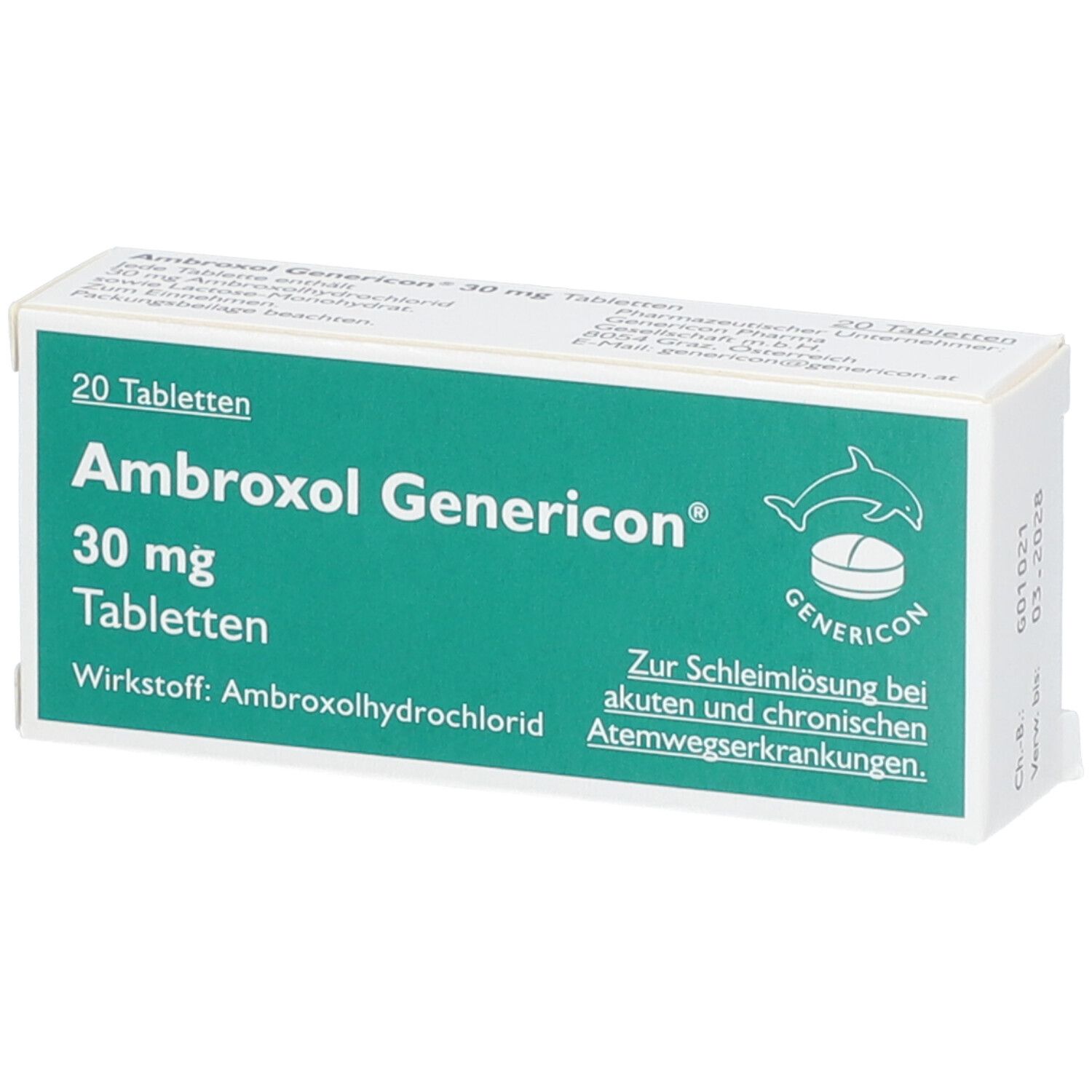 Ambroxol Genericon 20 St - Shop Apotheke