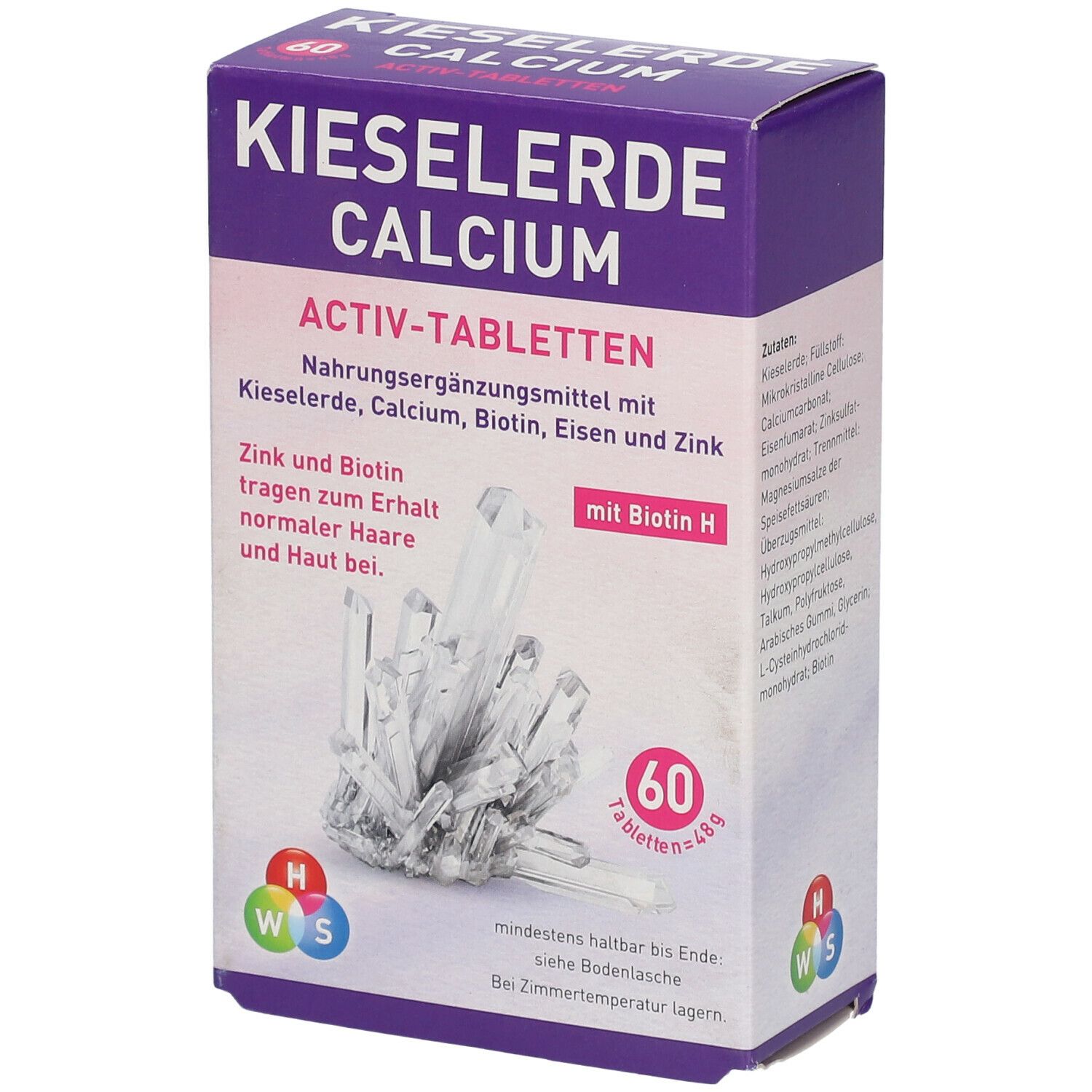 KIESELERDE CALCIUM ACTIV-TABLETTEN 60 St - Shop Apotheke