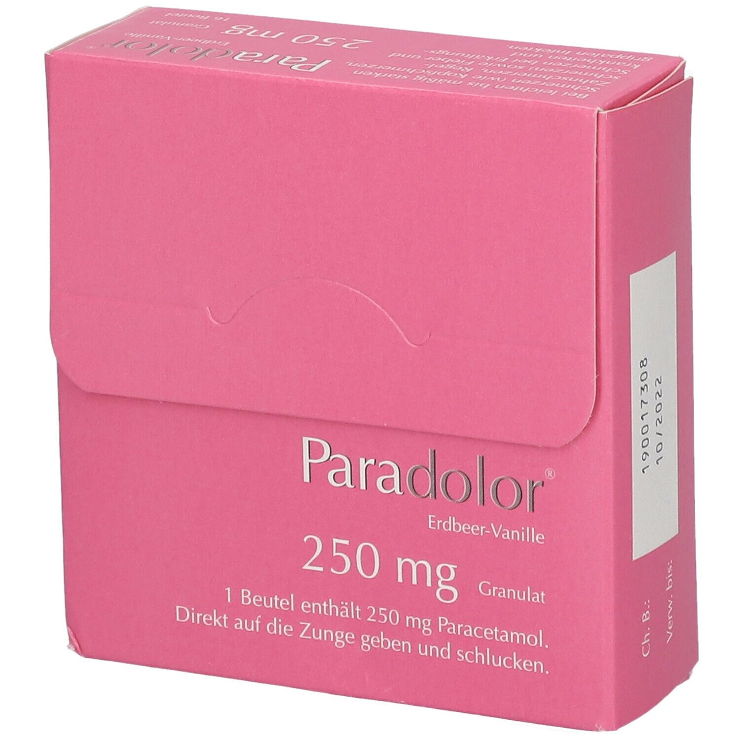 Paradolor Erdbeer-Vanille 250 mg 16 St - Shop Apotheke
