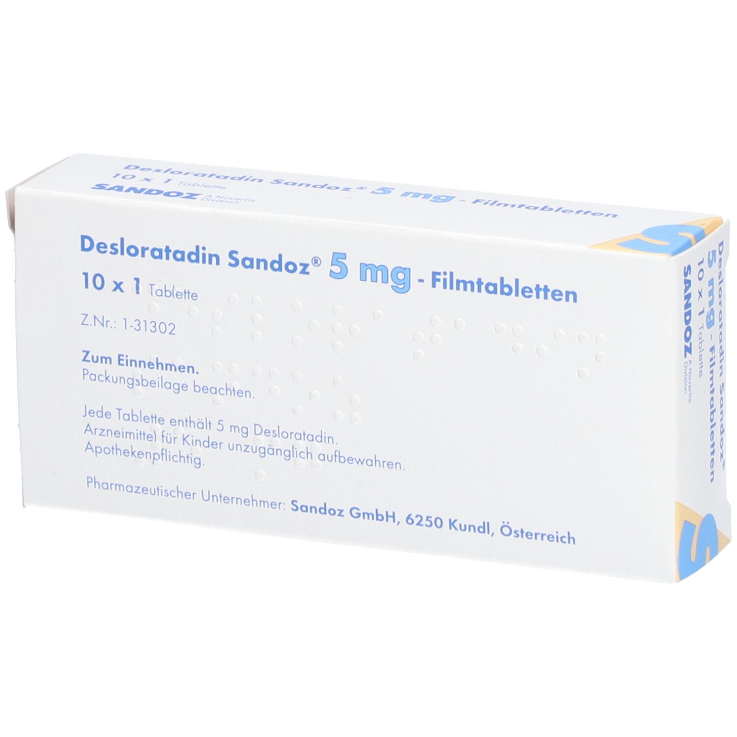 Desloratadin Sandoz® 5 mg 10 St - Shop Apotheke