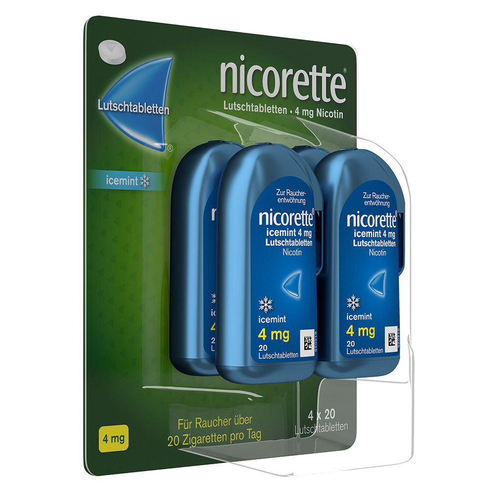 nicorette® Lutschtablette icemint 4mg 80 St - Shop Apotheke