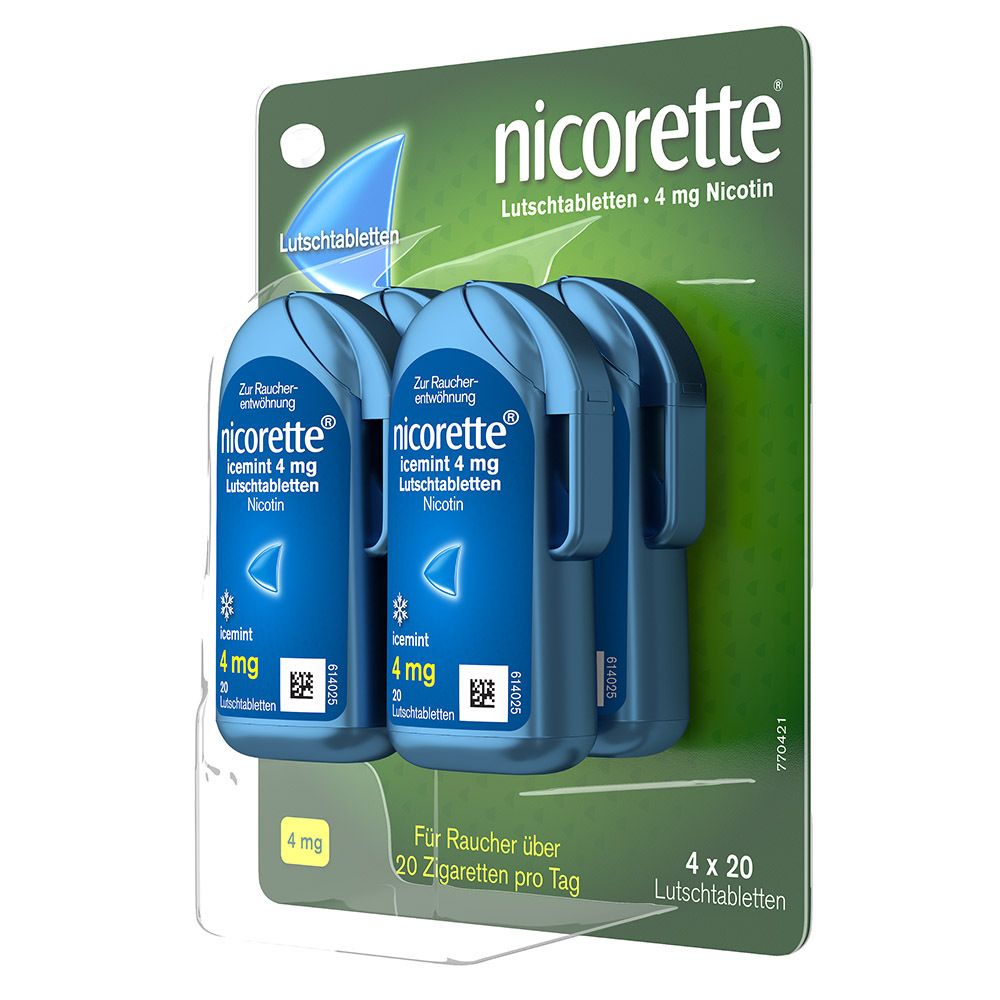 nicorette® Lutschtablette icemint 4mg 80 St - Shop Apotheke
