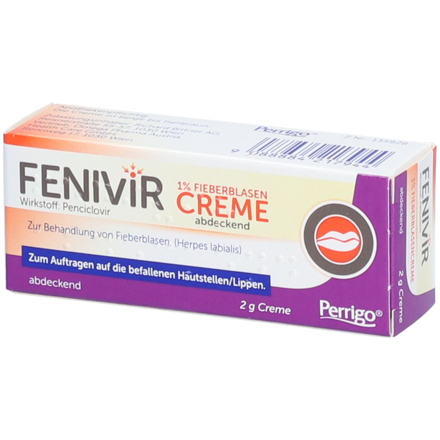 Fenivir® 1 % Fieberblasencreme abdeckend 2 g - Shop Apotheke