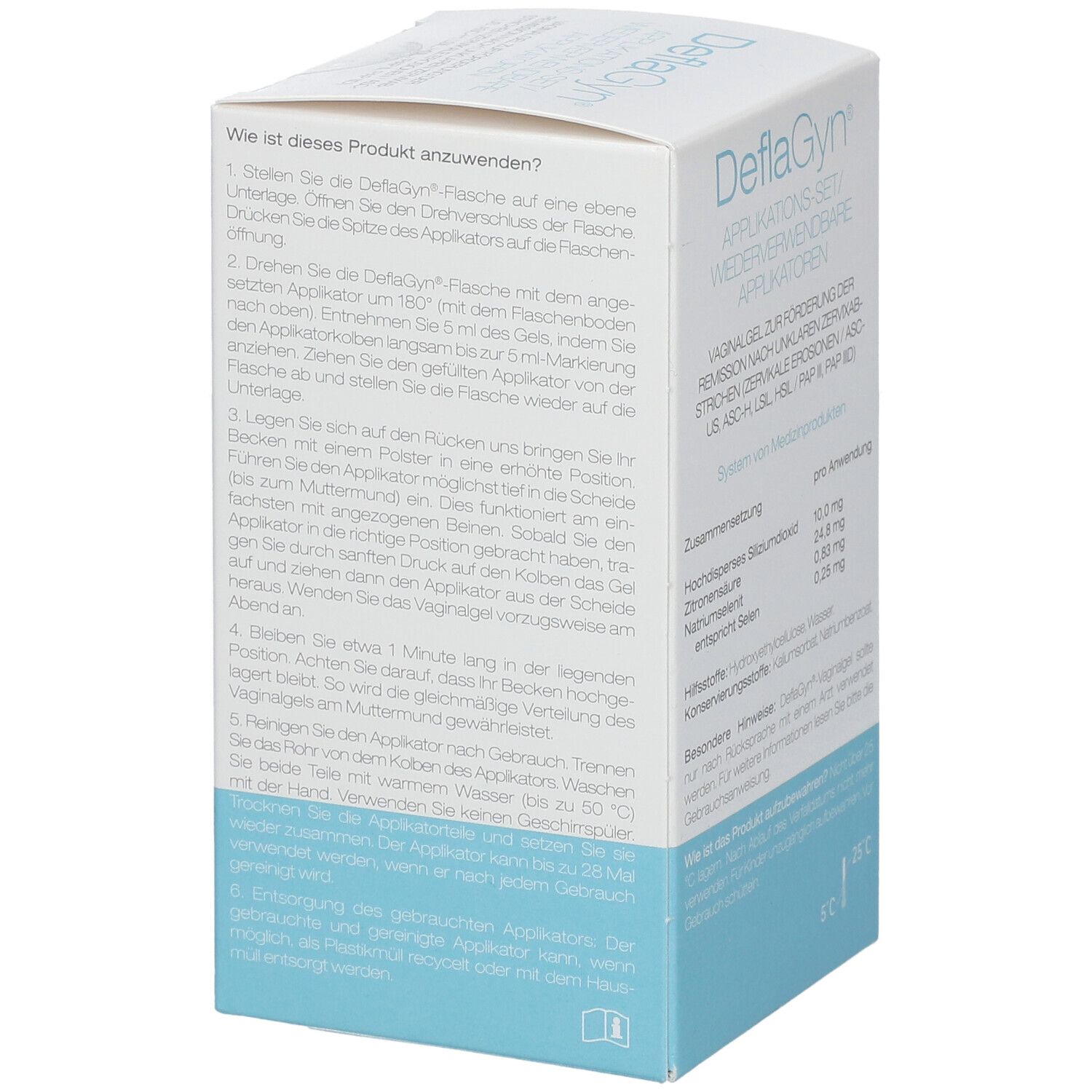 DeflaGyn® Vaginalgel Applikations-Set 1 St - Shop Apotheke