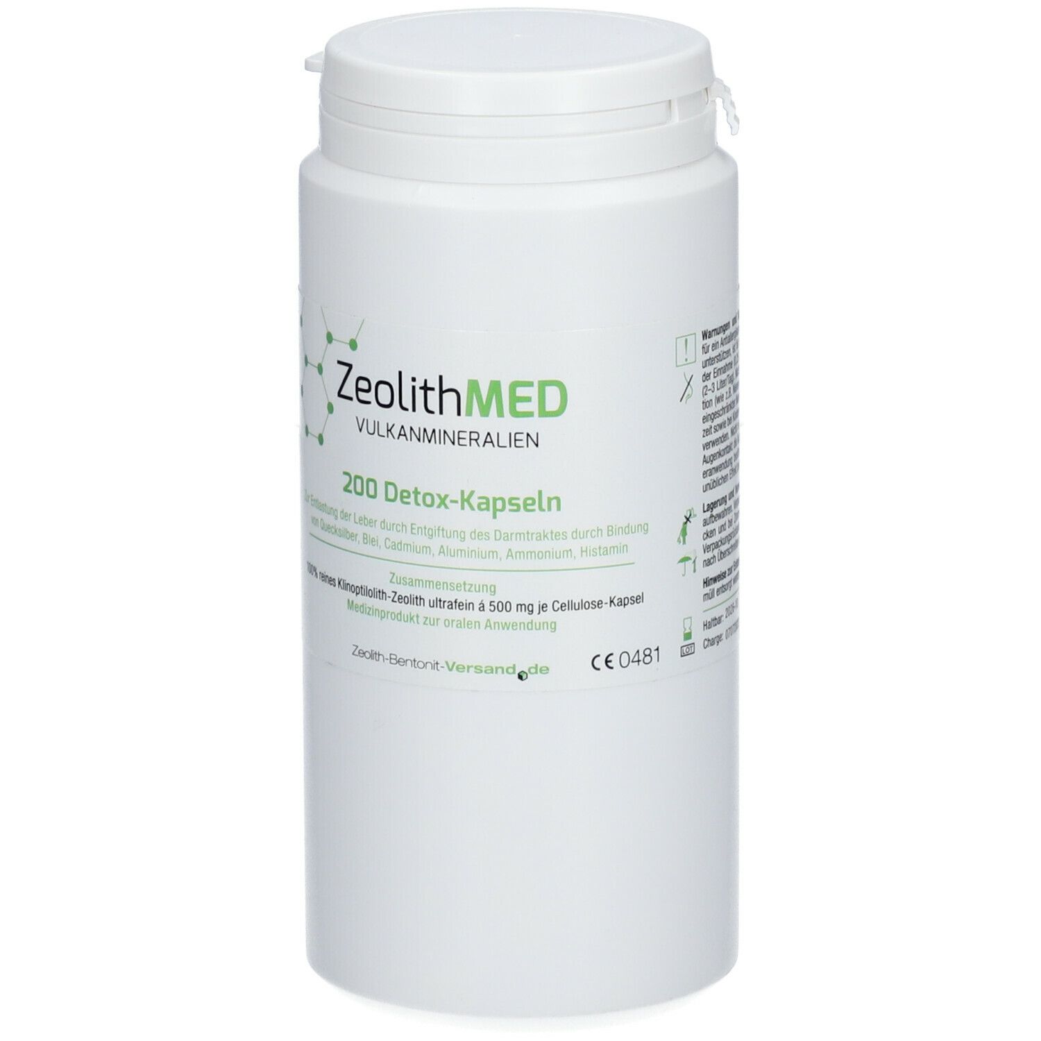 ZeolithMED® 200 Detox-Kapseln 200 St - Shop Apotheke