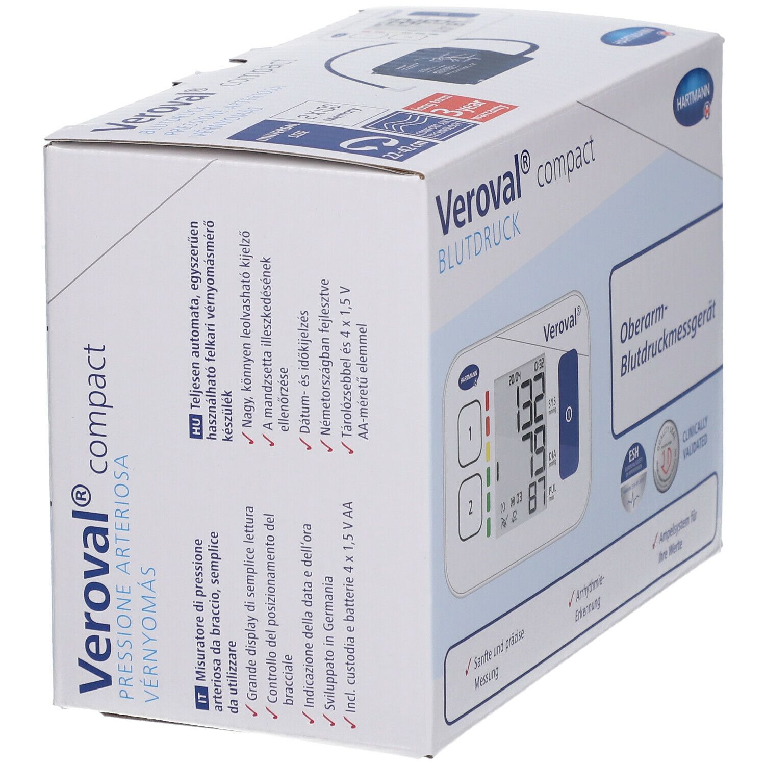 VEROVAL Compact Oberarm-Blutdruckmessgerät 1 St - Shop Apotheke