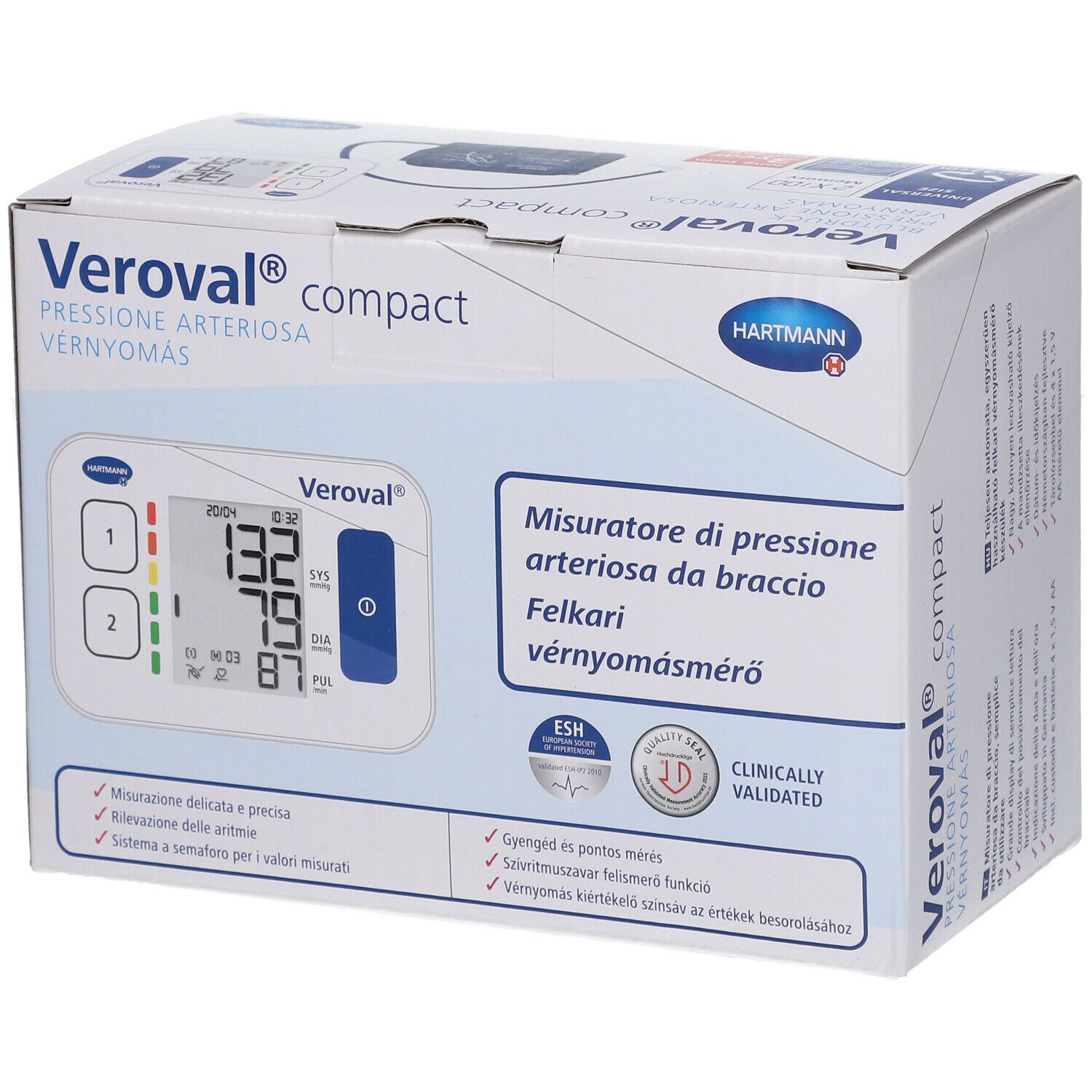 VEROVAL Compact Oberarm-Blutdruckmessgerät 1 St - Shop Apotheke