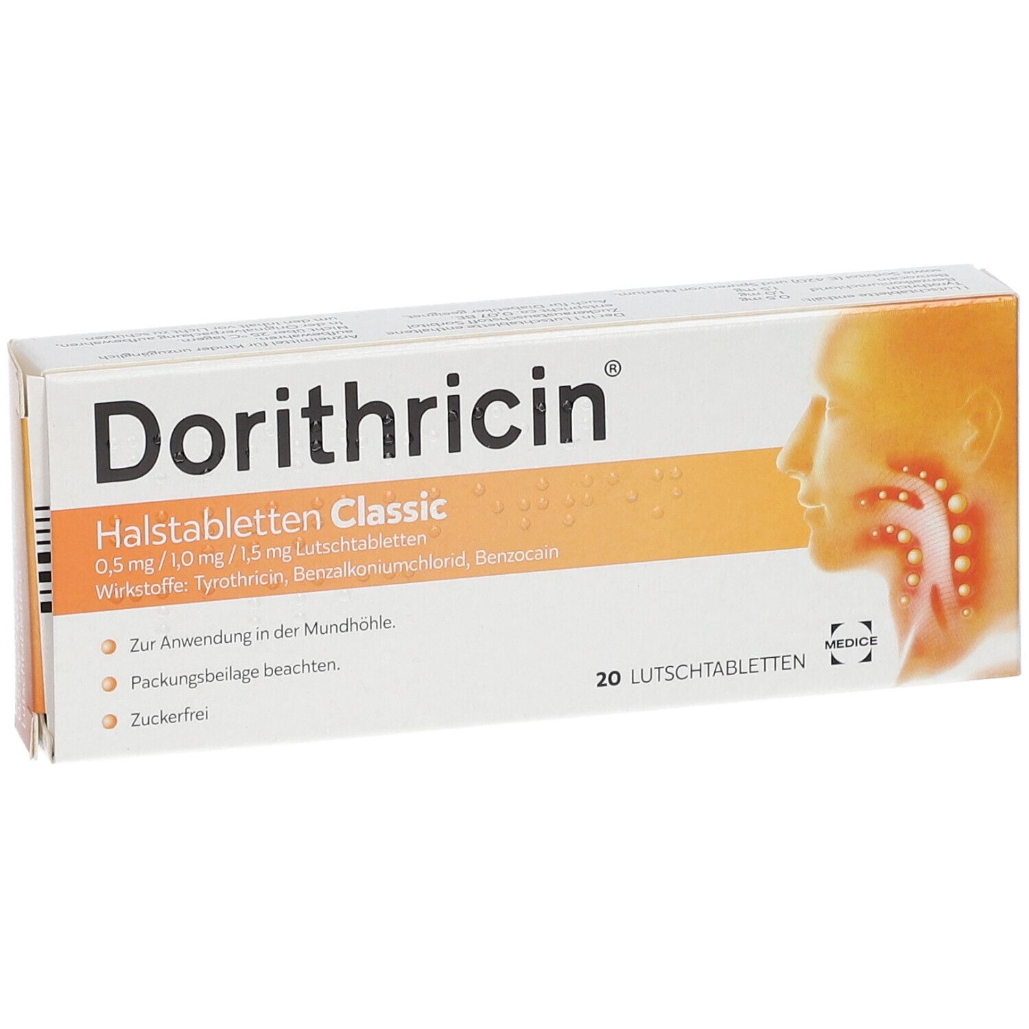 Dorithricin® Halstabletten Classic 20 St - shop-apotheke.at