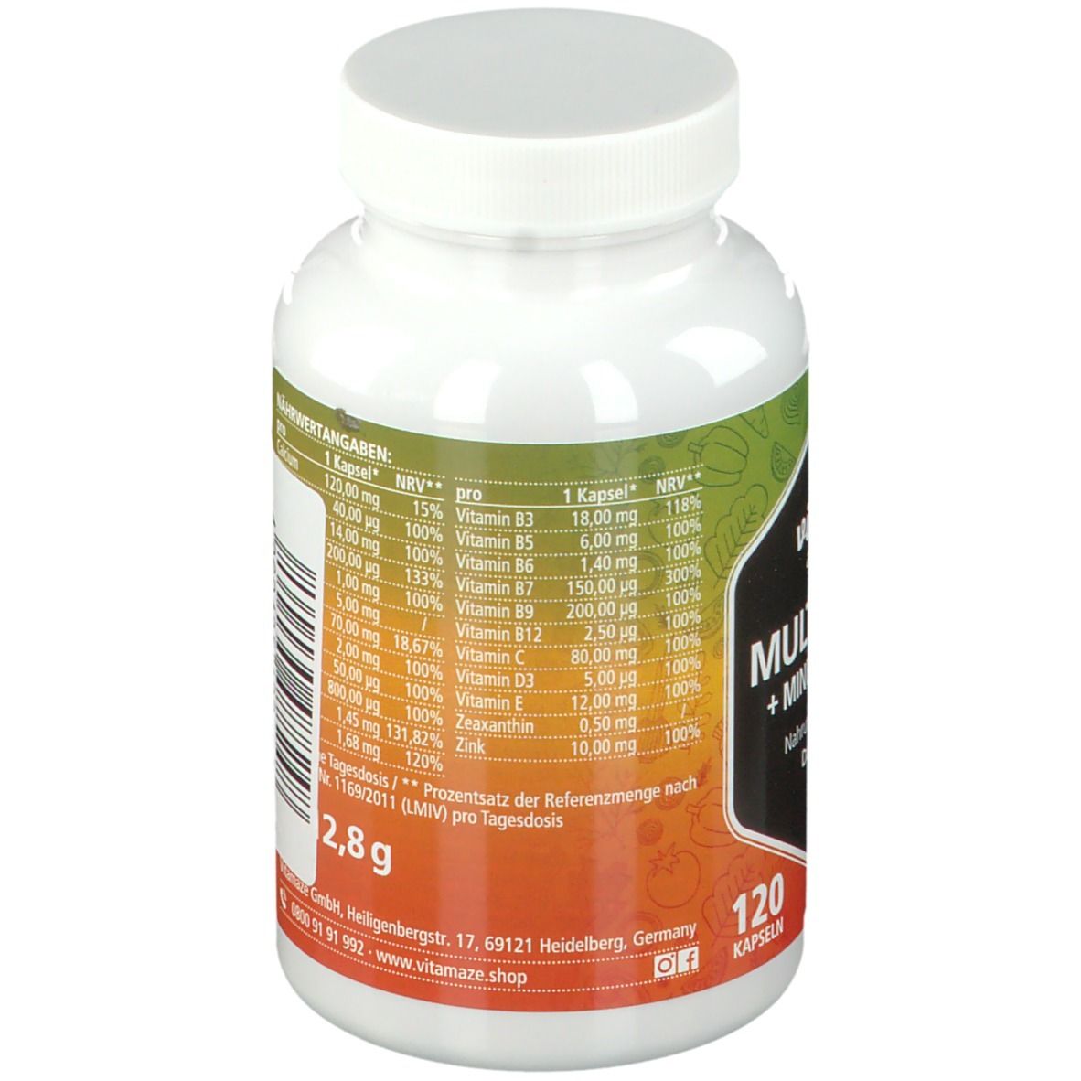 MULTIVITAMIN 120 St - Shop Apotheke