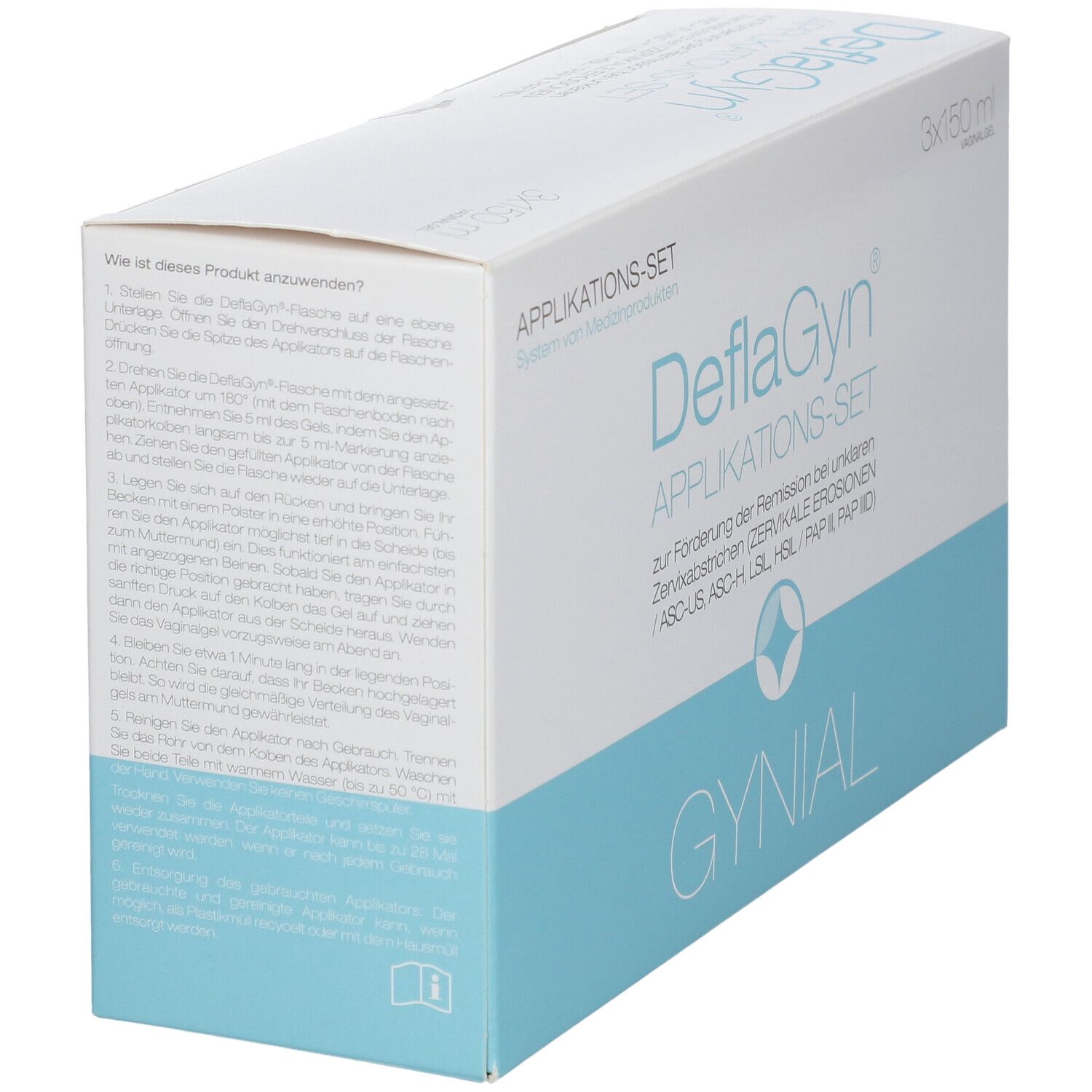 DeflaGyn® Vaginalgel Applikations-Set 450 ml - Shop Apotheke
