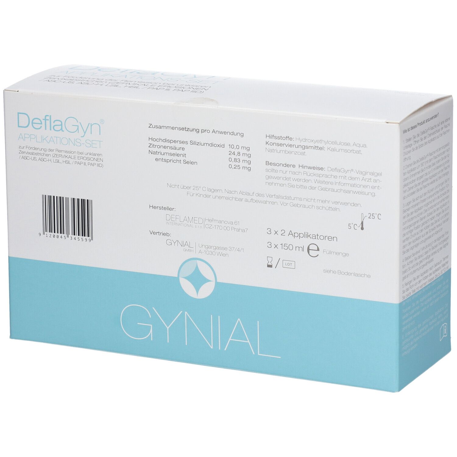 DeflaGyn® Vaginalgel Applikations-Set 450 ml - Shop Apotheke