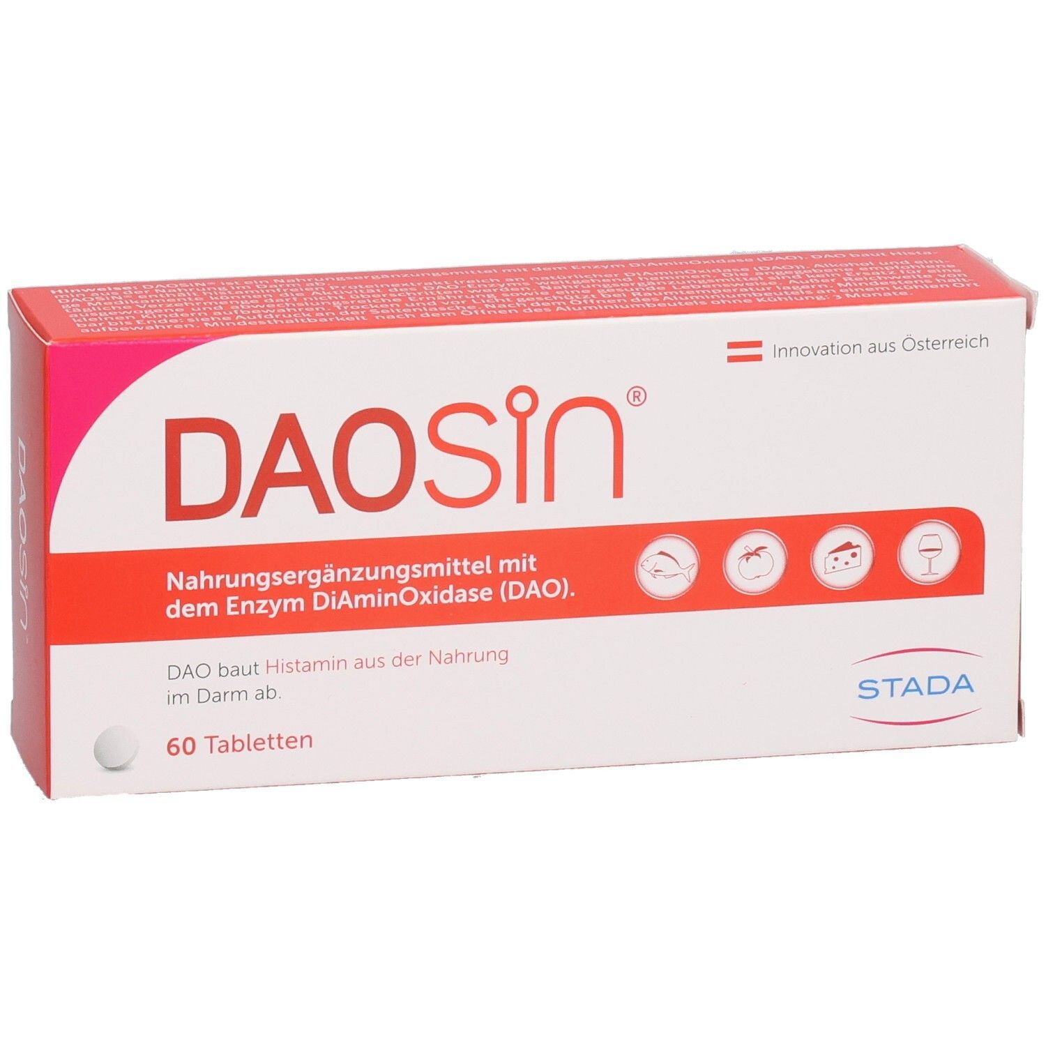 DAOSiN® Tabletten DAO unterstützt den Abbau von Histamin aus der ...