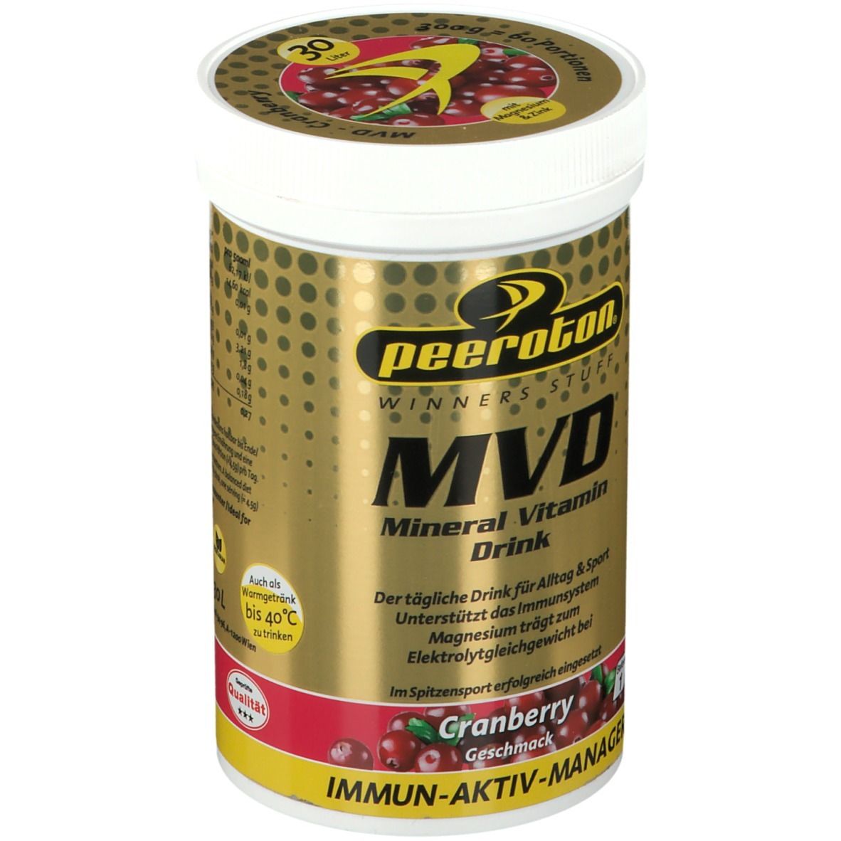 peeroton® MVD Mineral Vitamin Drink Cranberry 300 g - Shop Apotheke
