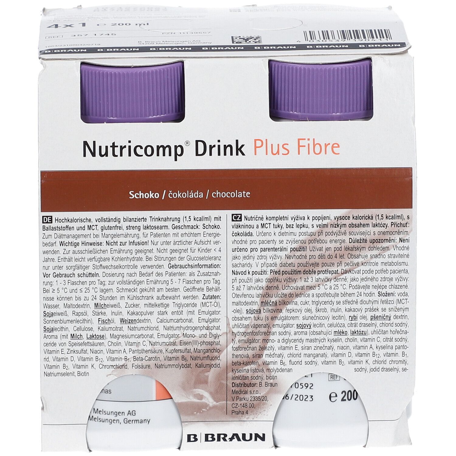 Nutricomp® Drink 2.0 kcal Schoko 4 St - Shop Apotheke