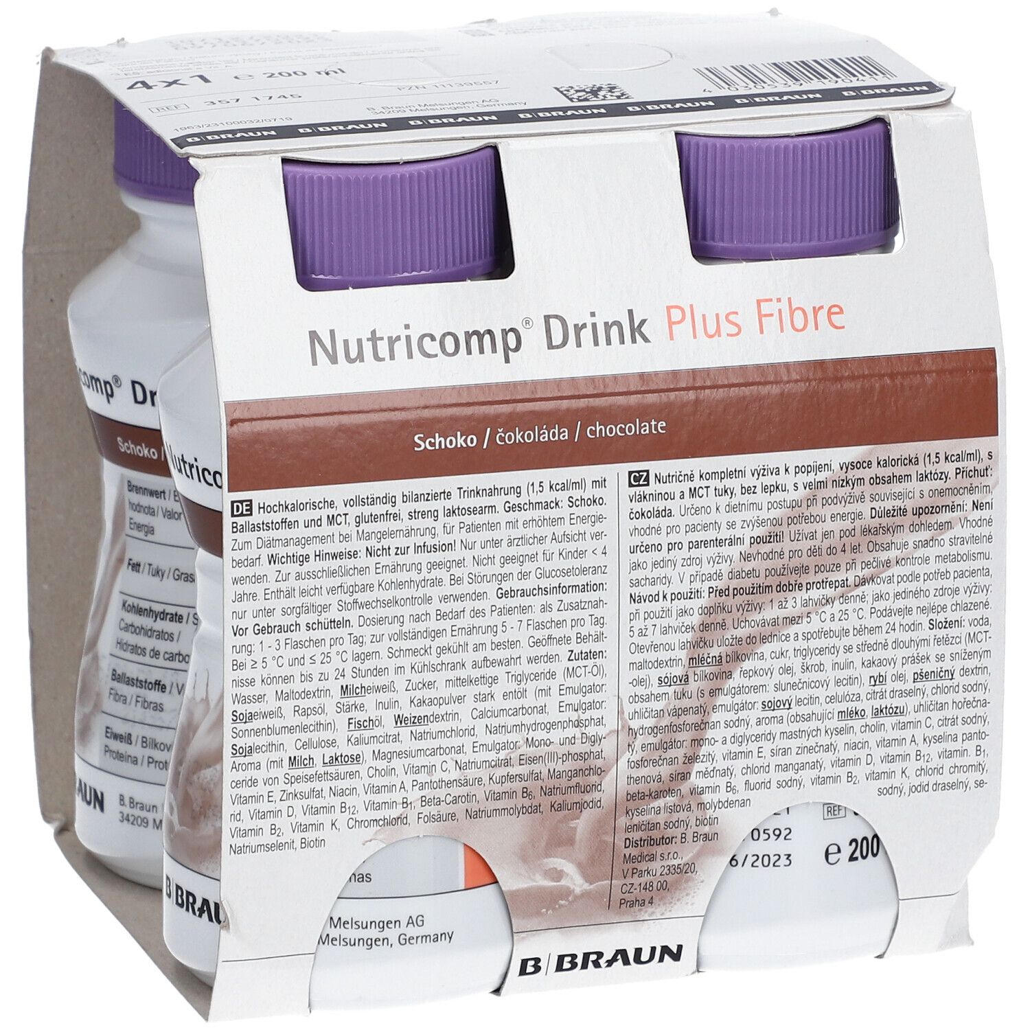 Nutricomp® Drink 2.0 kcal Schoko 4 St - Shop Apotheke