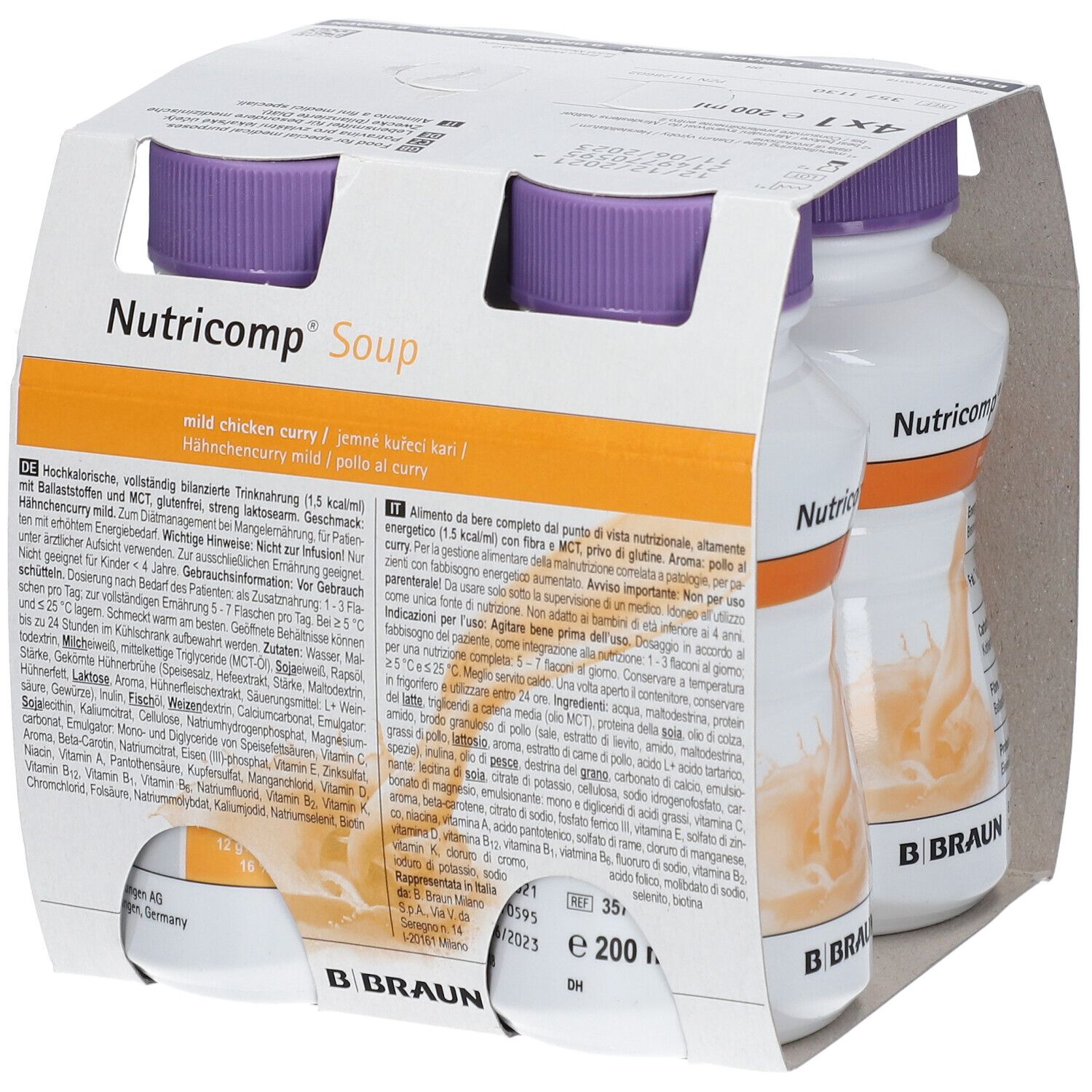 Nutricomp® Soup Mild Chicken Curry 4 St - Shop Apotheke