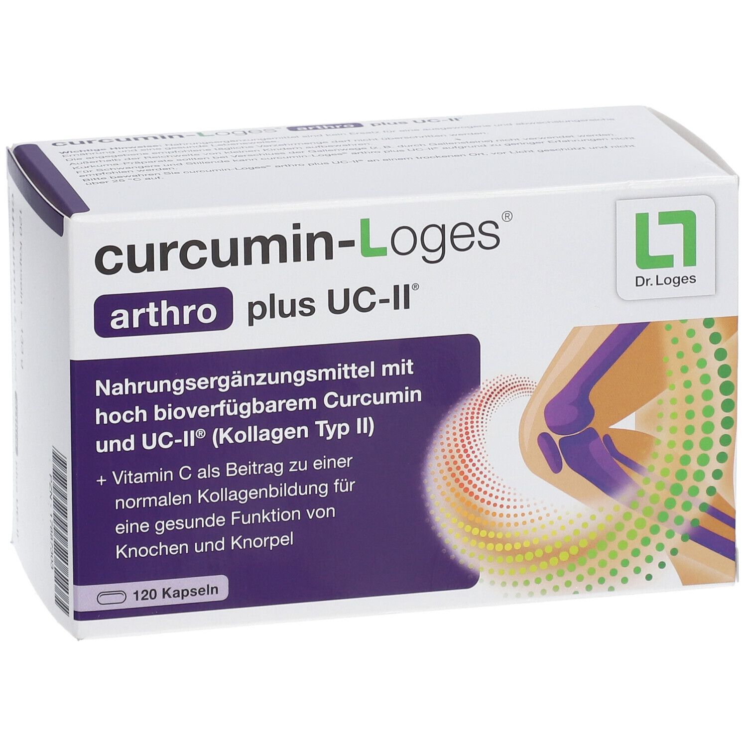 curcumin-Loges® arthro plus UC-II® 120 St - Shop Apotheke