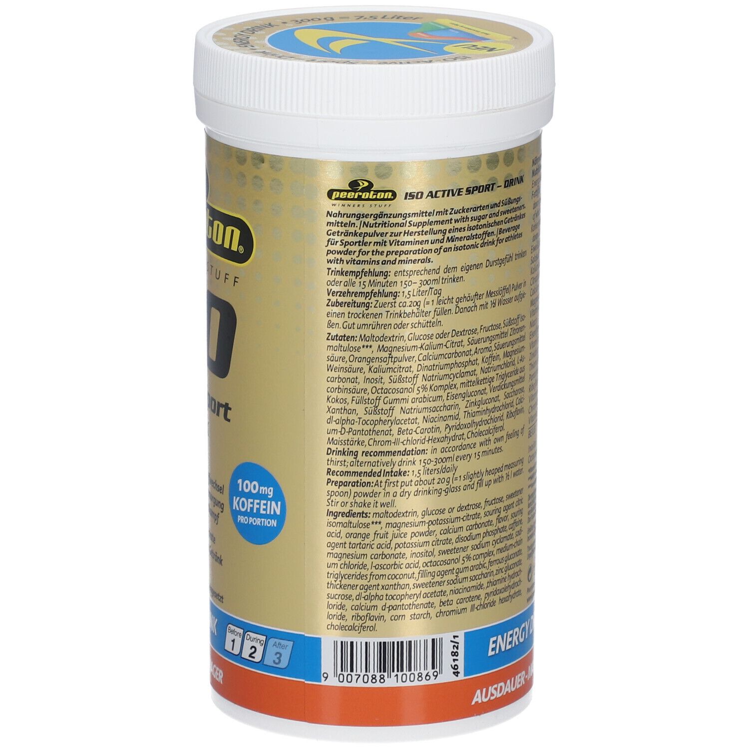 peeroton® ISO Active-Sport-Dring Energy Drink 300 g - Shop Apotheke