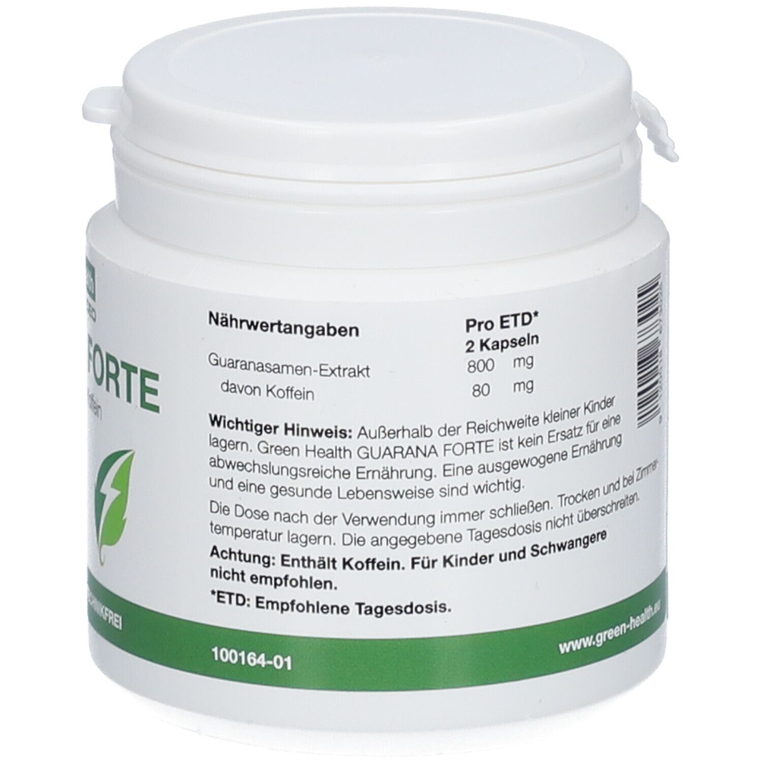 Green Health GUARANA FORTE 90 St - Shop Apotheke