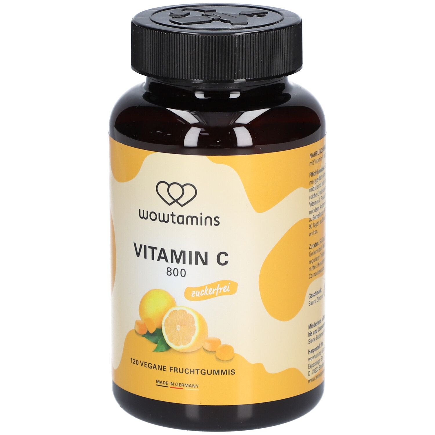 wowtamins VITAMIN C 800 zuckerfrei 120 St - Shop Apotheke