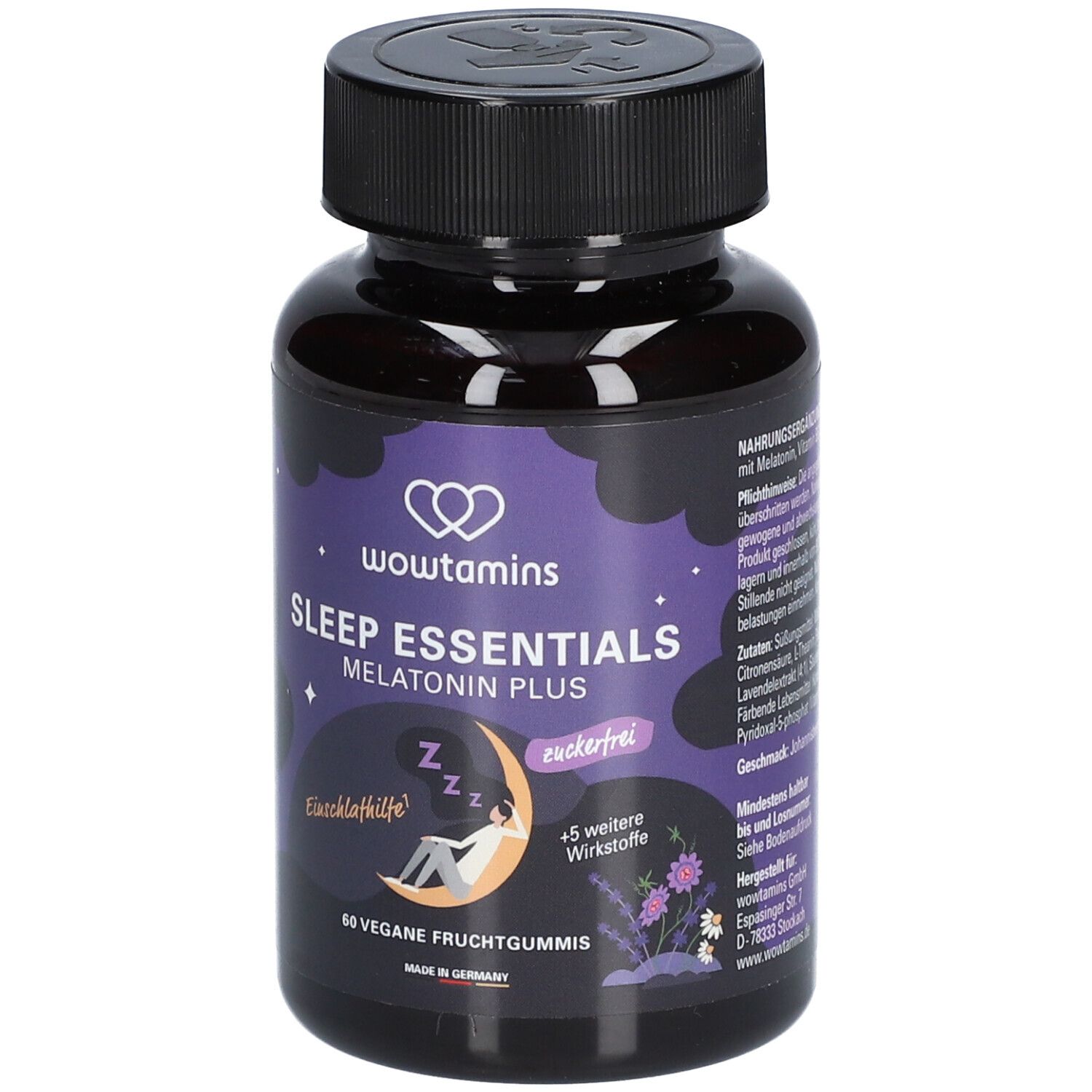 wowtamins Sleep Essentials Melatonin Plus 60 St - Shop Apotheke