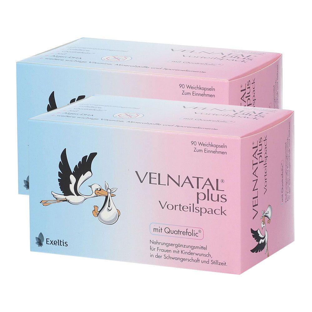 VELNATAL® plus mit Quatrefolic® 2x90 St - Shop Apotheke
