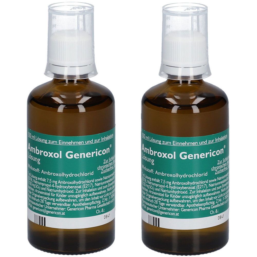 Ambroxol Genericon 2x100 ml - Shop Apotheke