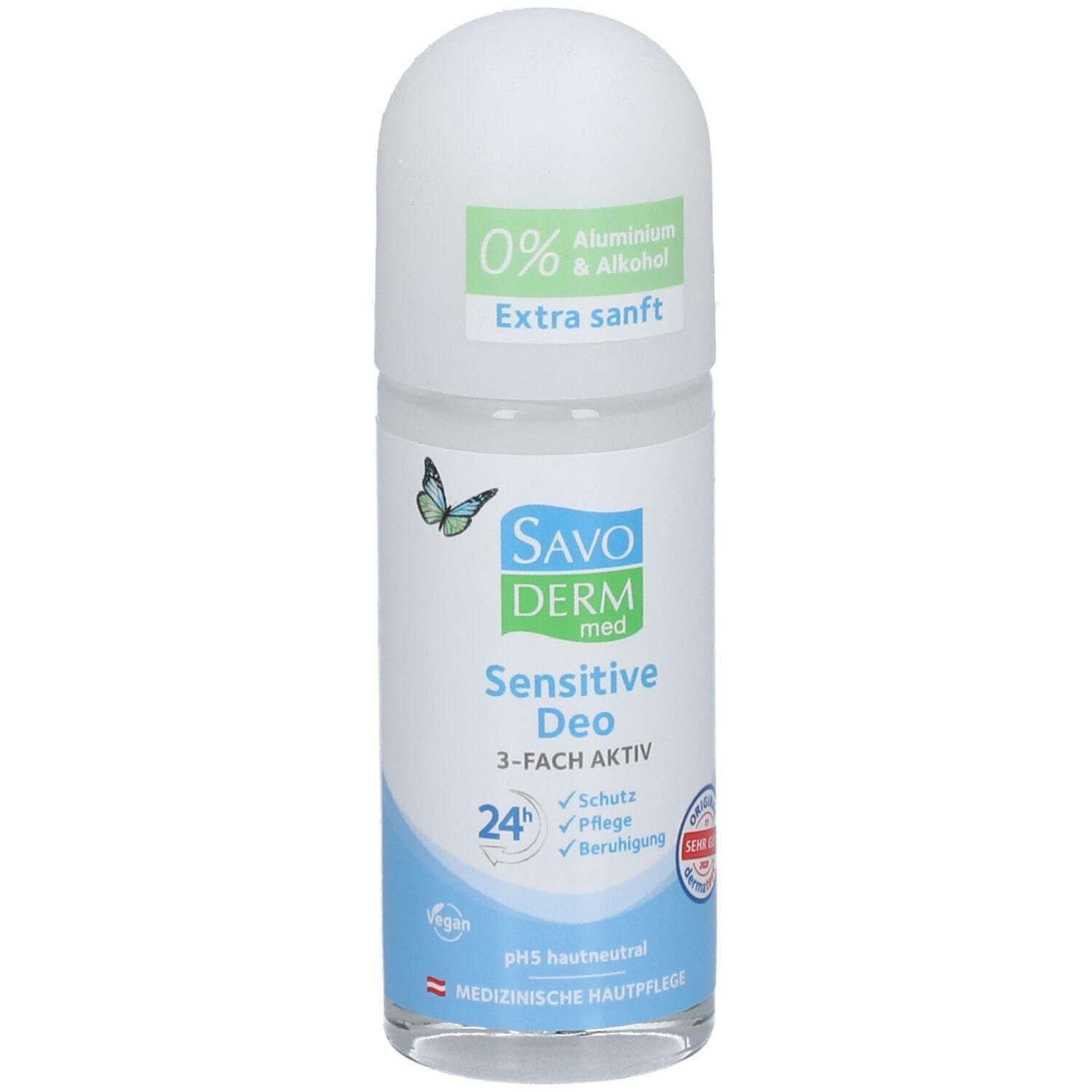 SAVODERM med Sensitive Deo 4x50 ml - Shop Apotheke