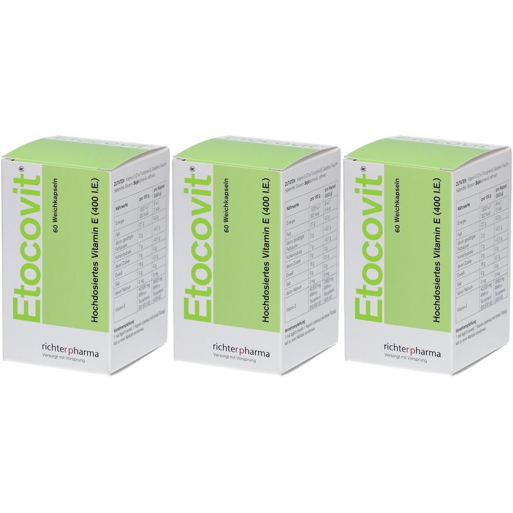 Etocovit® 400 I.E. 3x60 St - Shop Apotheke