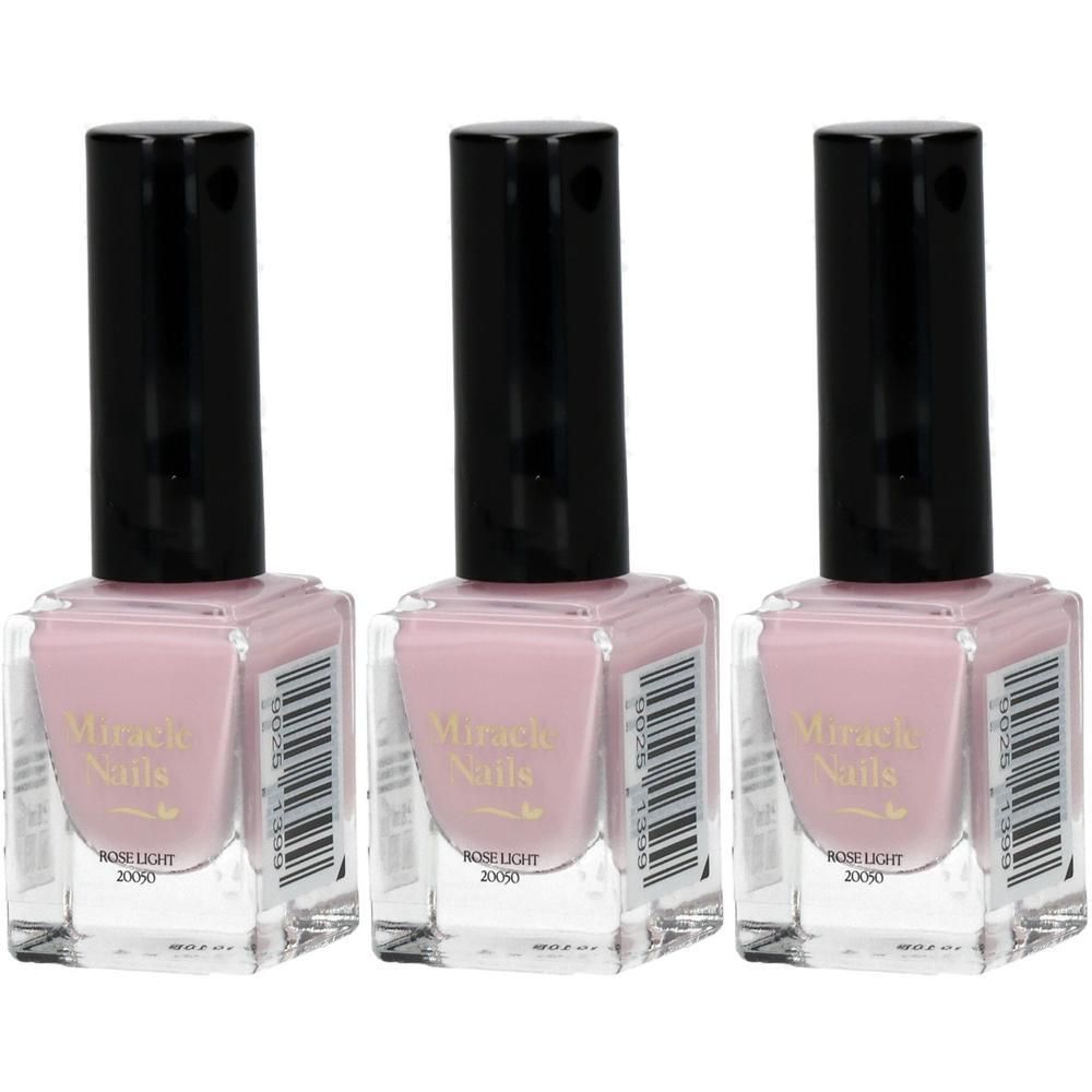 MIRACLE Nagellack Rose Light 3x8 ml - Shop Apotheke