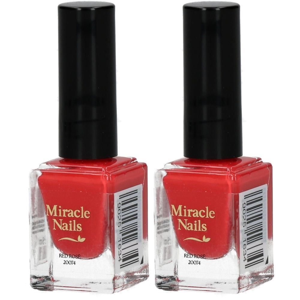 Miracle Nails Nagellack RED ROSE 2x8 ml - Shop Apotheke