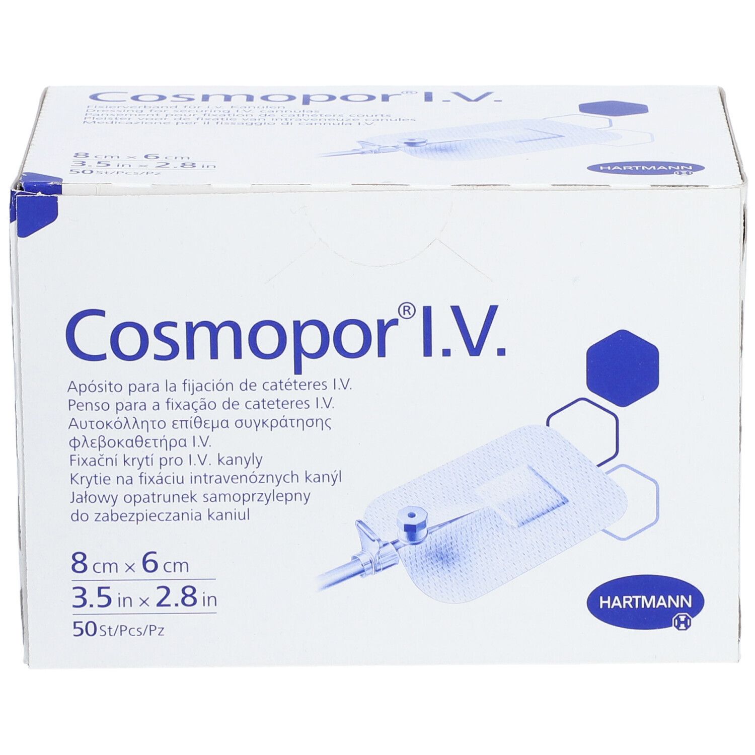 HARTMANN Cosmopor I.V. Steriel 6 cm x 8cm 50 St - Shop Apotheke