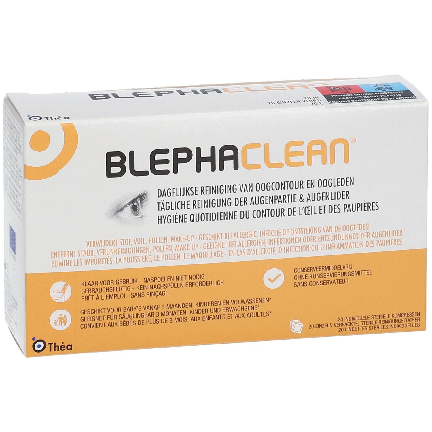 Blephaclean® Kompressen 20 St - Shop Apotheke