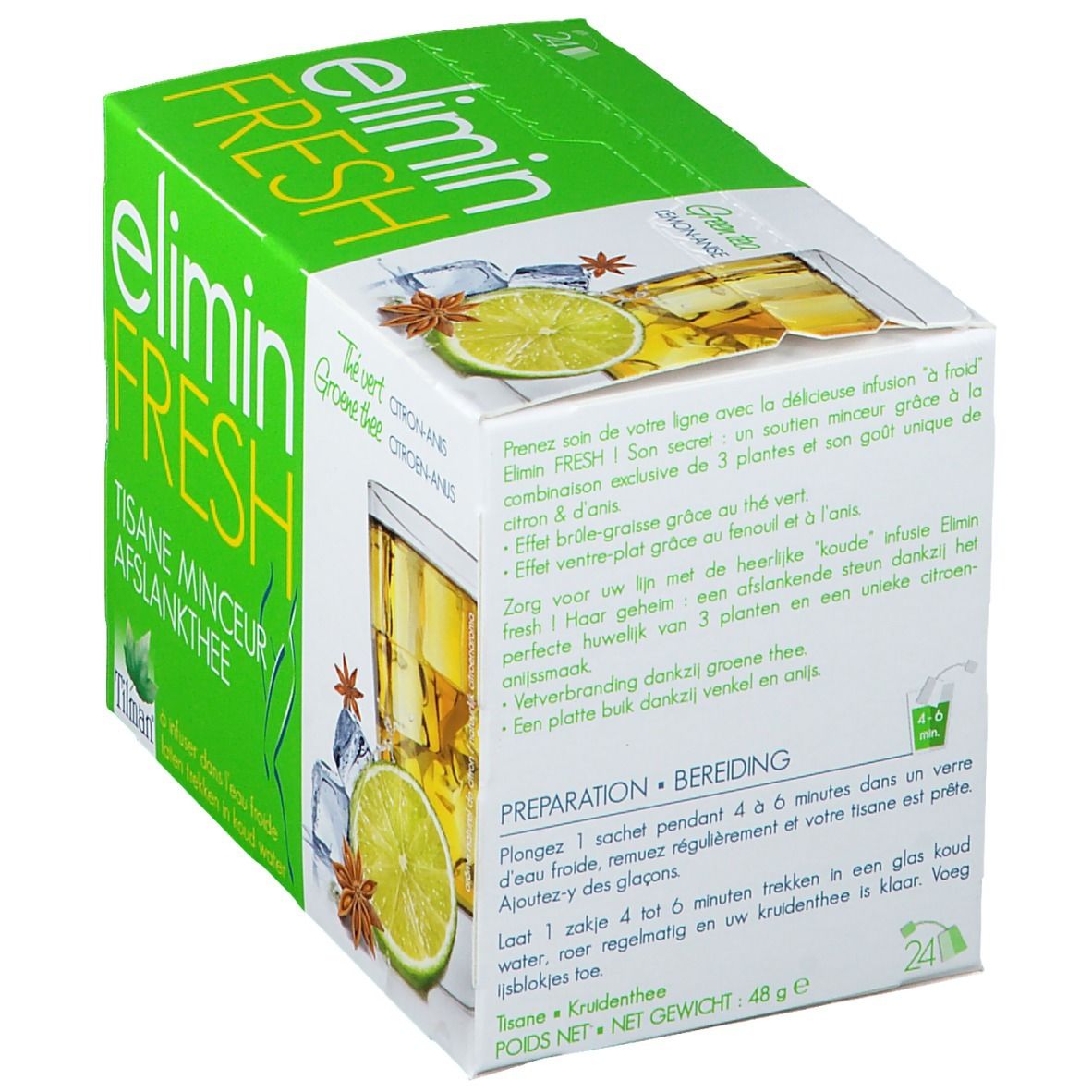 Tilman® elimin Fresh Grüner Tee 24 St - Shop Apotheke
