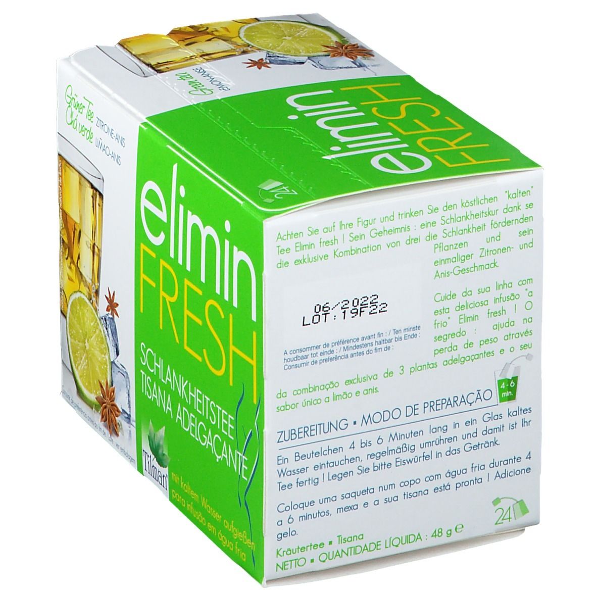 Tilman® elimin Fresh Grüner Tee 24 St - Shop Apotheke