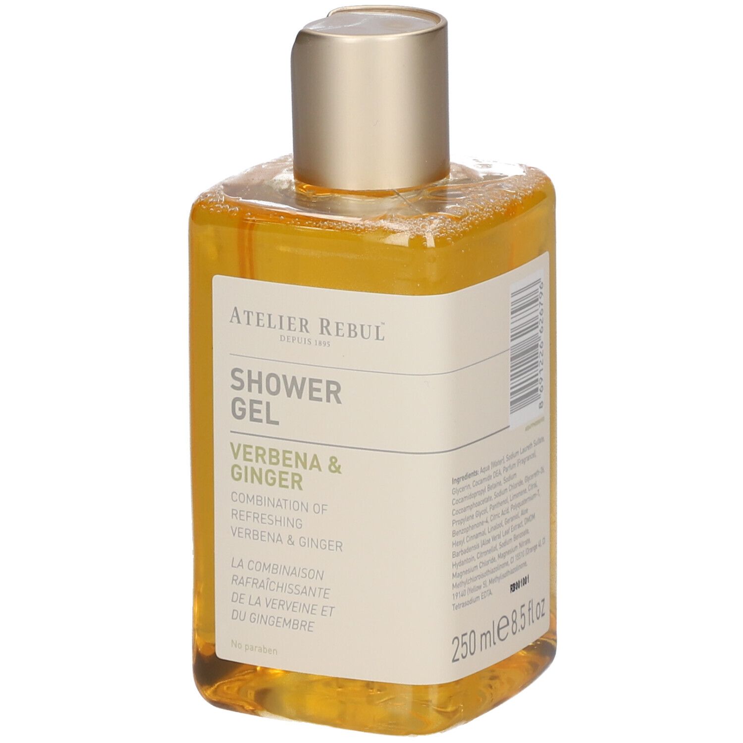 ATELIER REBUL® SHOWER GEL VERBENA & GINGER 250 ml - Shop Apotheke