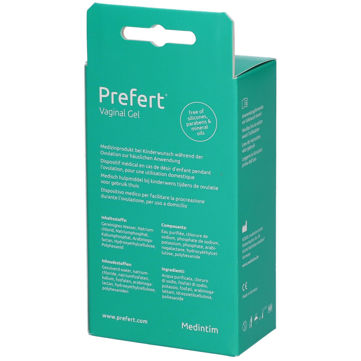 Prefert® Vaginal Gel 8x4 ml - Shop Apotheke