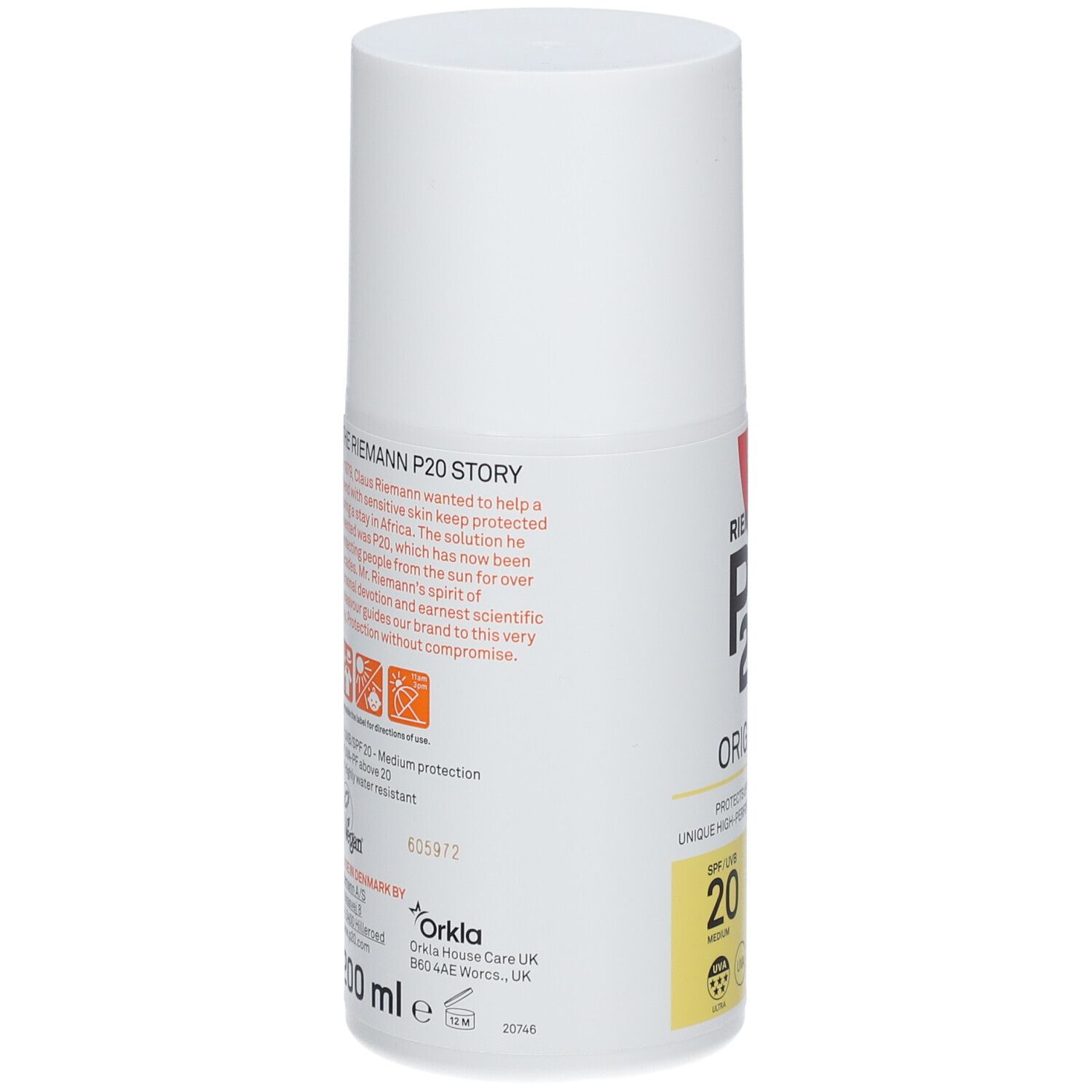 RIEMANN P20 Original Sonnenschutz SPF20 200 ml - Shop Apotheke